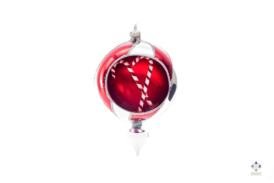 Glass Icicle With Candy Canes 23458 - Handmade, Glass Christmas ...