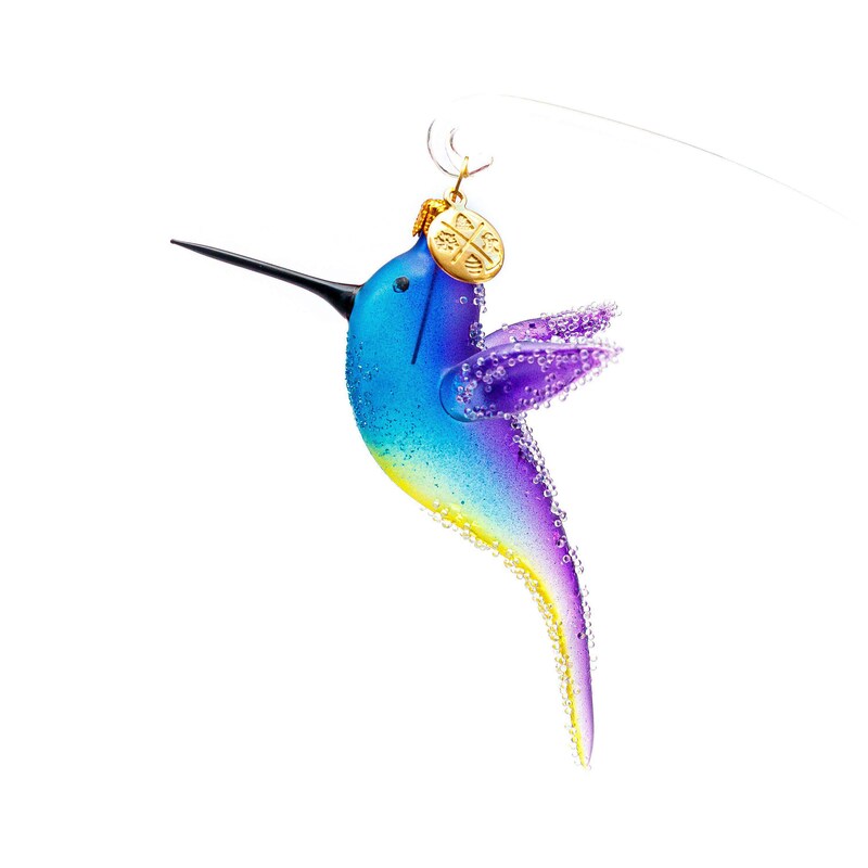 Glass Hummingbird - Etsy