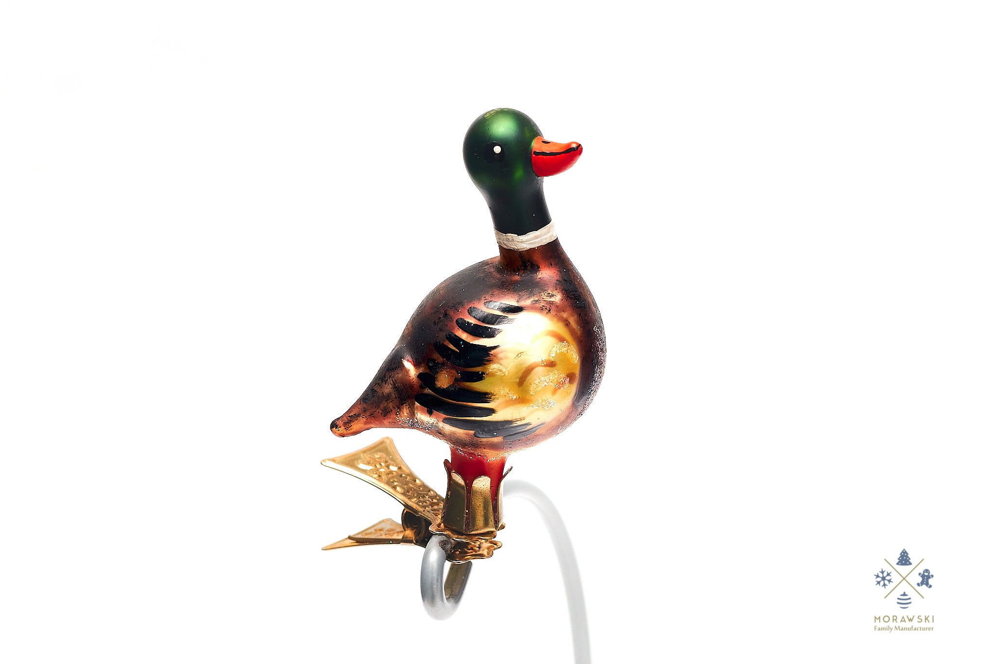 Handmade Glass Duck Clip On, Christmas Ornament, Collectible Bauble - Etsy