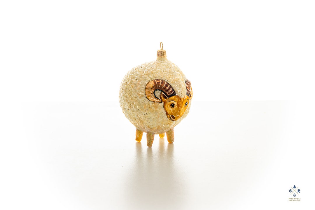 Handmade Glass Ram 10691 - Handmade, Glass Christmas Ornament, Made in ...