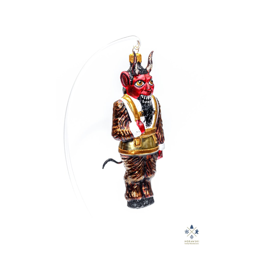 Glass Devil, Krampus, Christmas Ornament, Collectible Bauble - Etsy
