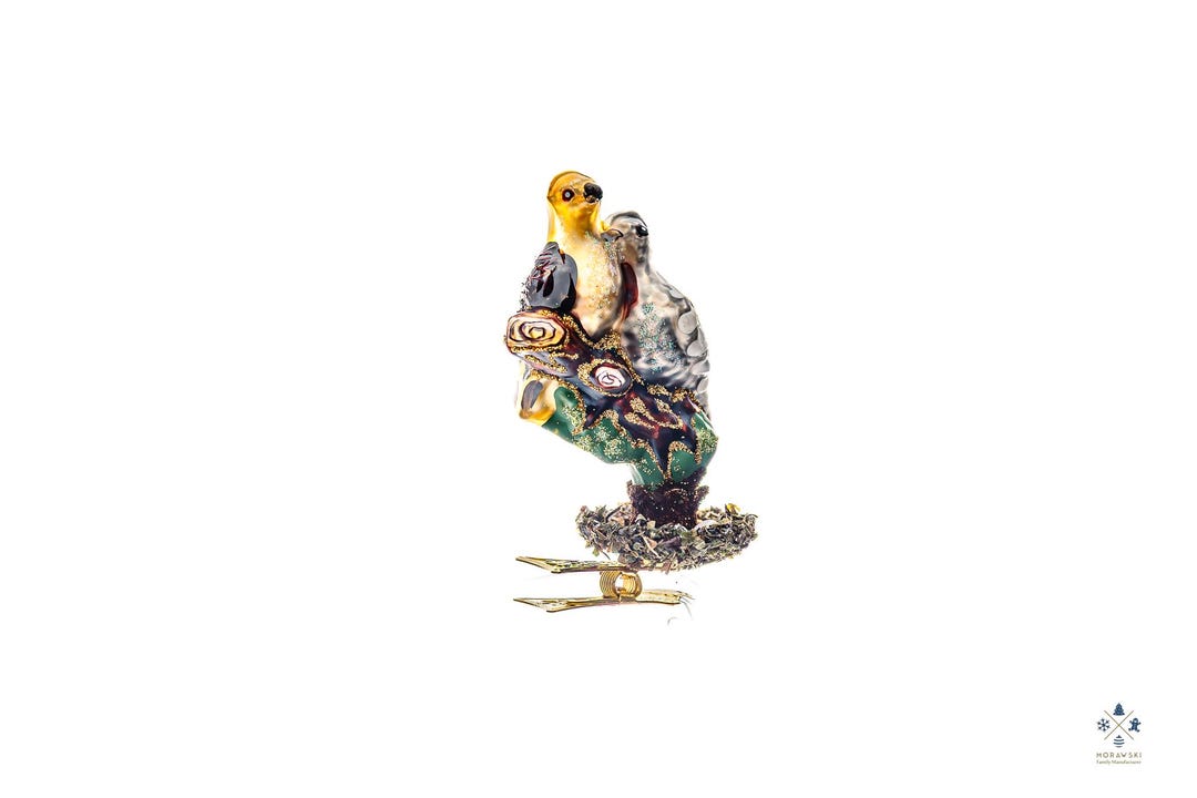 Couple of Pigeons Clip On, Christmas Ornament, Collectible Bauble - Etsy