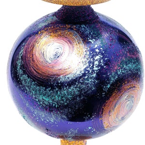 Merlin Wizzard Tree Topper Handmade, Glass Christmas Ornament, Also ...
