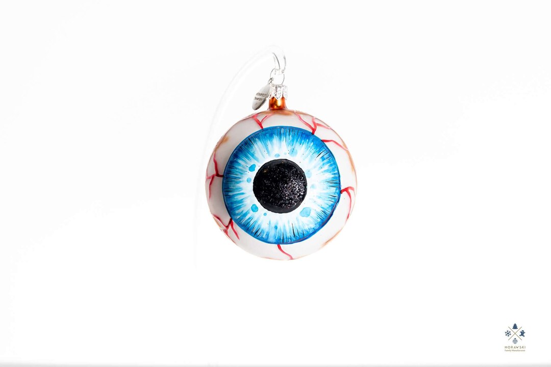 Glass Human Eye - Handmade, Glass Christmas Ornament, Made in Polish ...