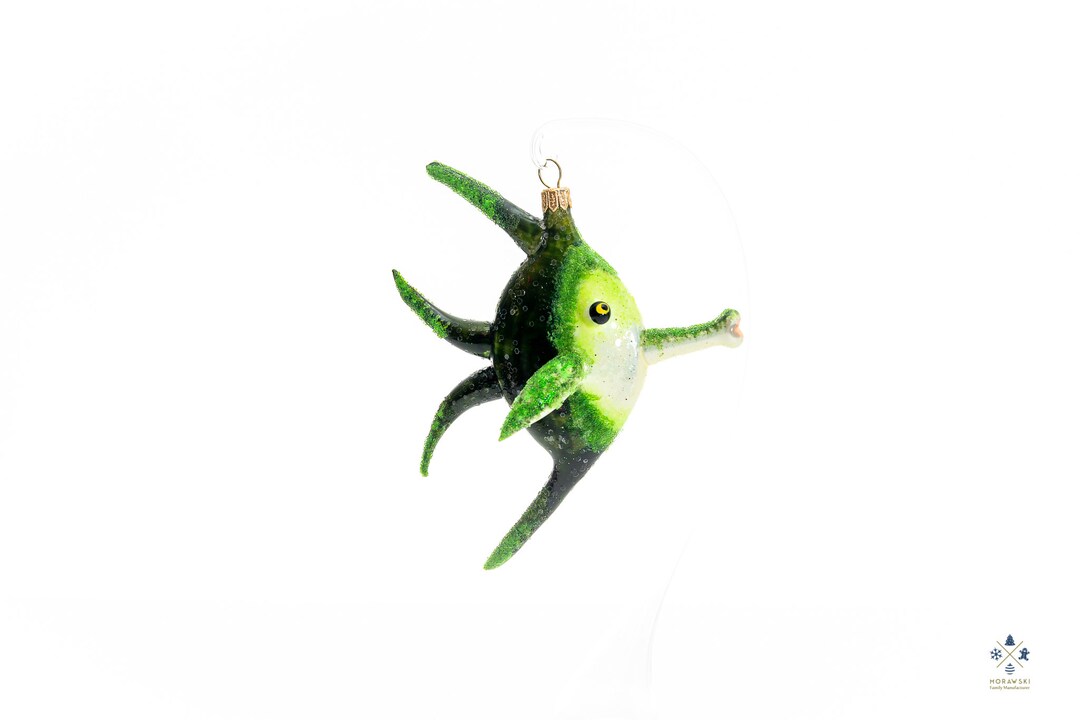 Glass Scalar Fish - Handmade, Glass Christmas Ornament, Made in Polish ...