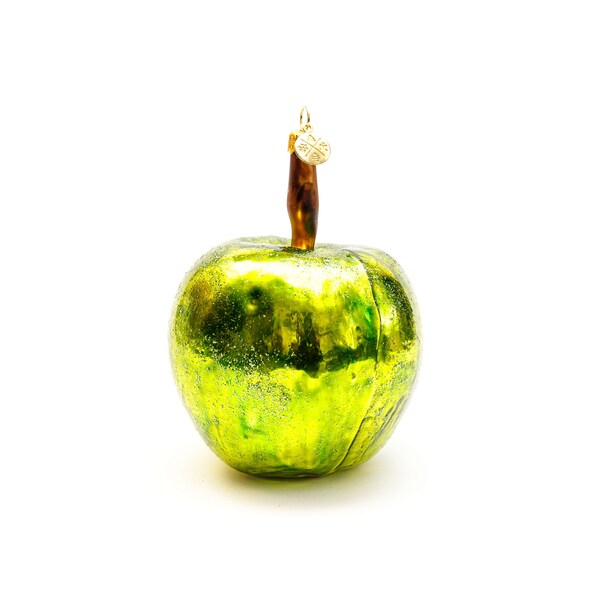 Apple Green Glass Ornaments - Etsy