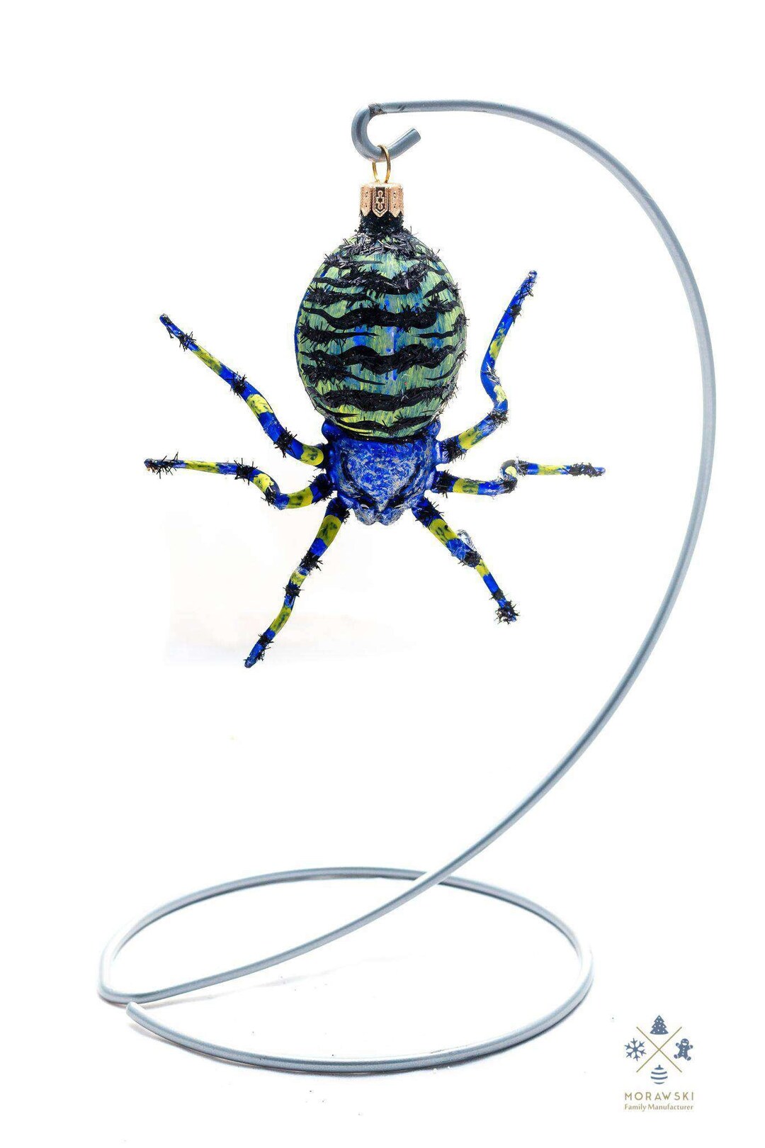 Handmade Glass SPIDER - Handmade, Glass Christmas Ornament, Made in ...