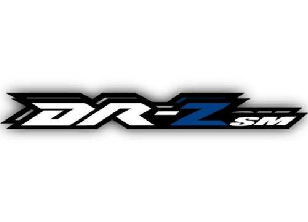 DRZ400sm Graphic kit Swingarm decals stickers set BLUE fits Suzuki DRZ ...