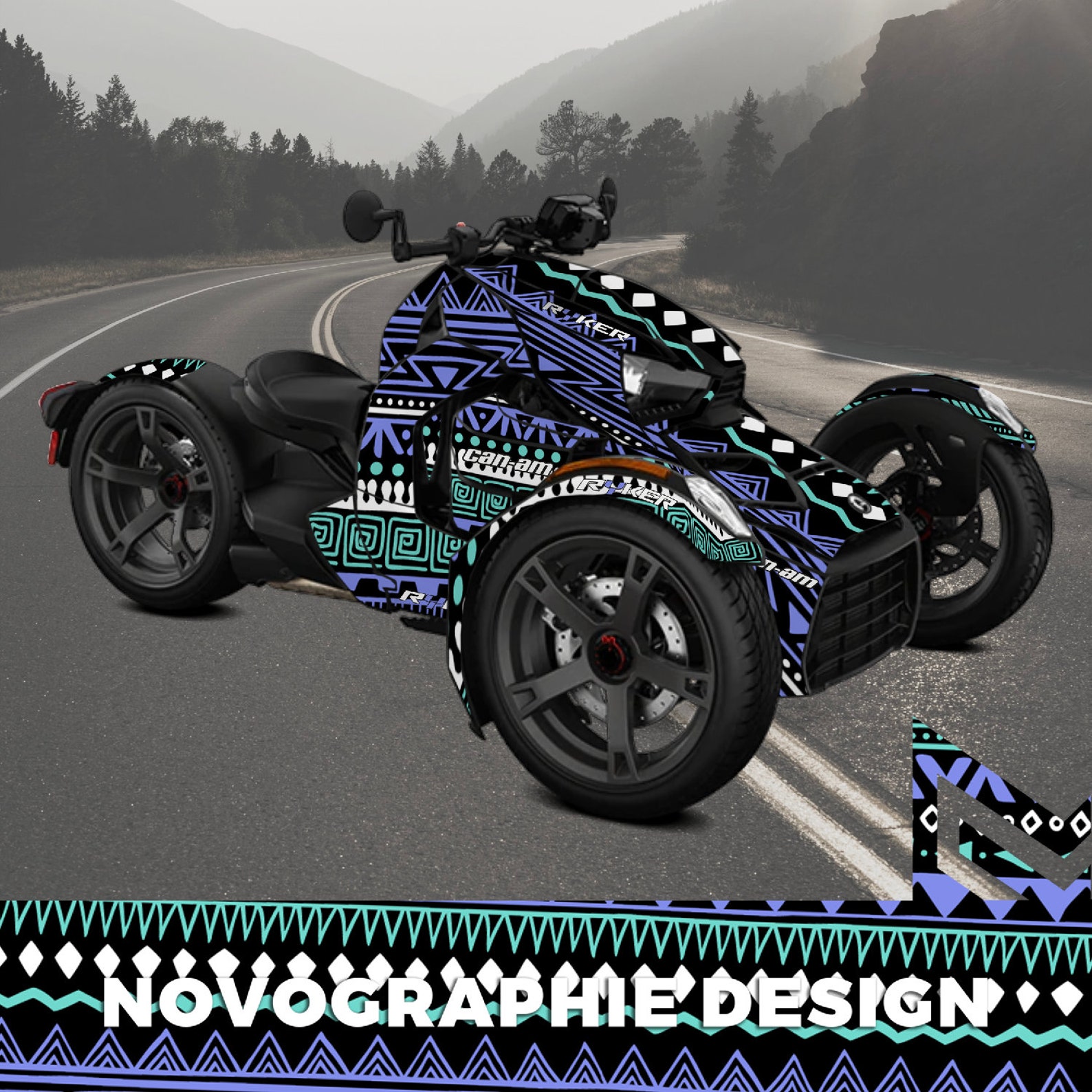 Can Am Ryker Wrap Template