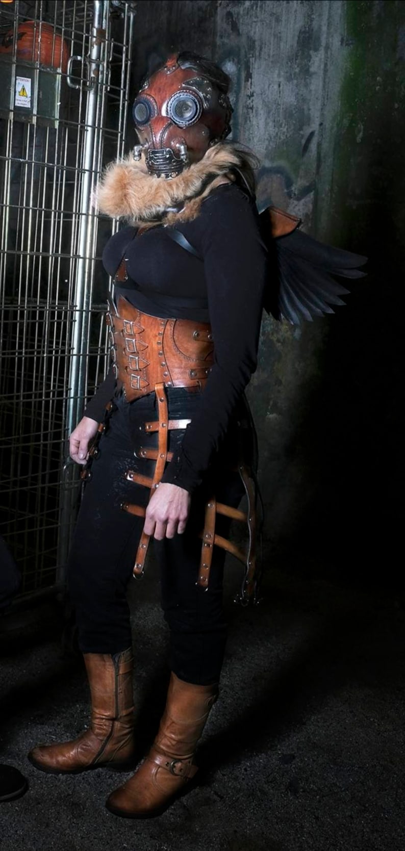Cosplay Angel Steampunk Bdsm Angel Wing Corset With Crinoline Real ...
