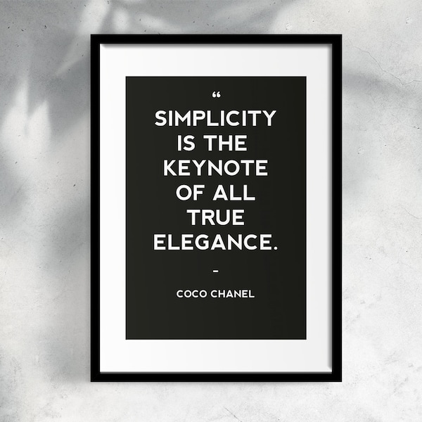 Coco Chanel - Etsy UK