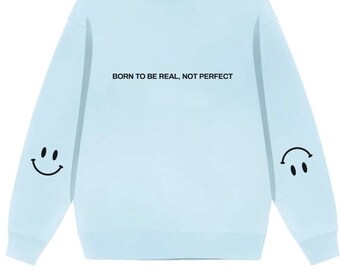 Born to Be Real Not to Be Perfect - Etsy