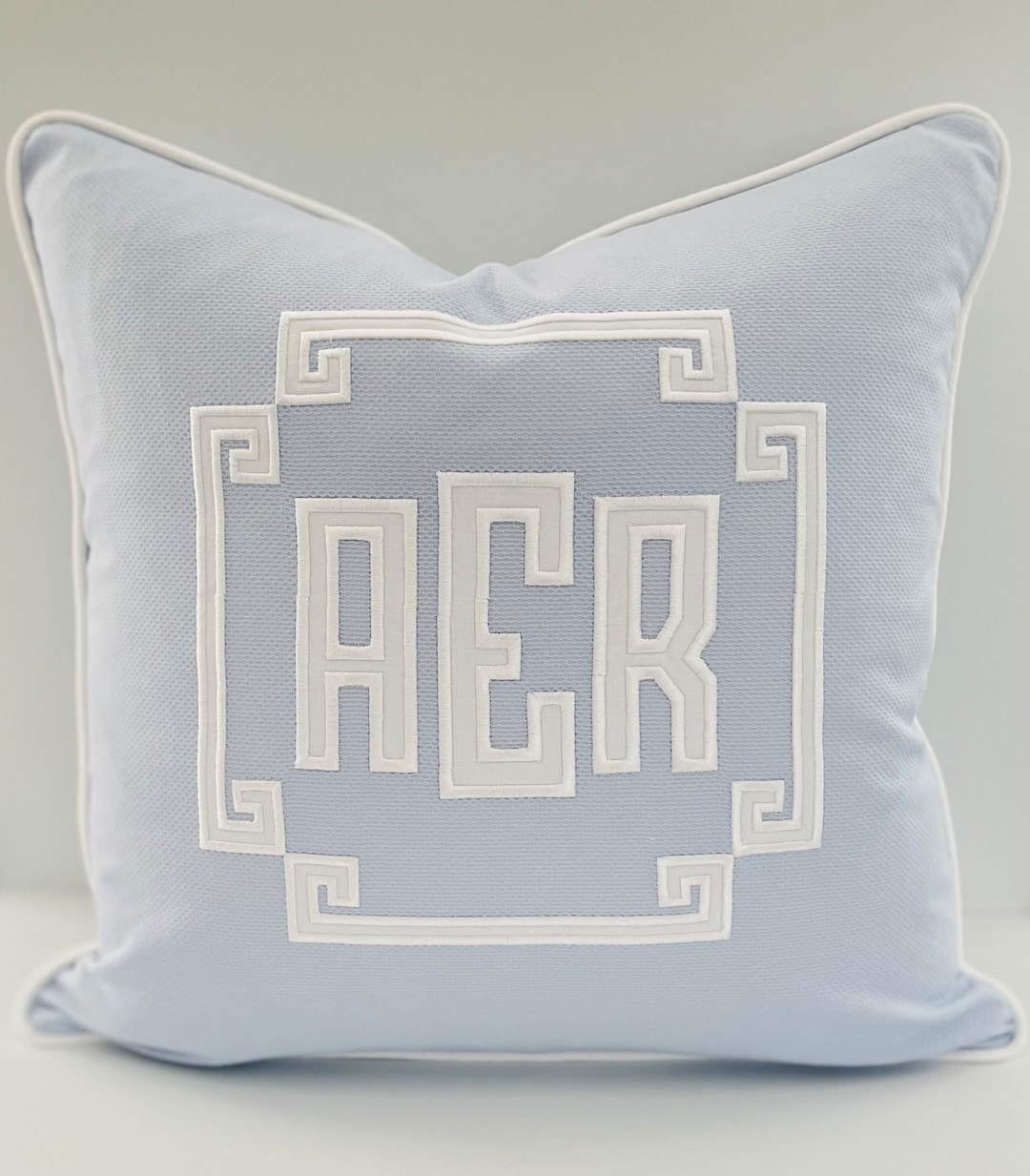 Appliqué Monogram Pillow Cover - Etsy