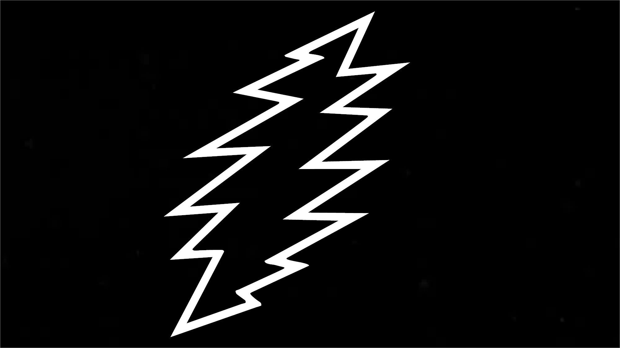 Grateful Dead Lightning Bolt Decal 13 Point Lightning Bolt Vinyl Decal ...