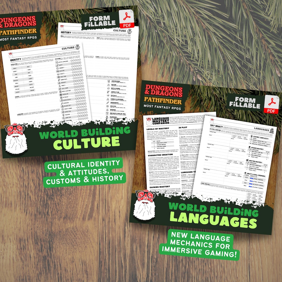 Dnd World Builder Bundle: RPG Campaign Creator (fillable PDF) - Etsy