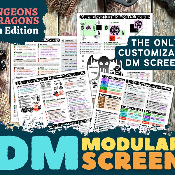 Dm Reference Sheet - Etsy