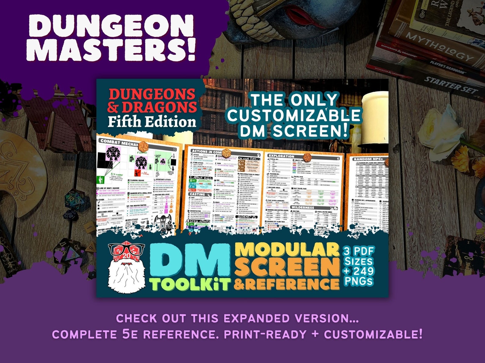 Dnd 5e Player Reference Sheet for Combat, Conditions and Mechanics ...