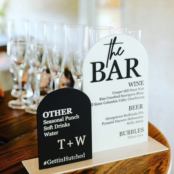 Acrylic Bar Sign - Etsy