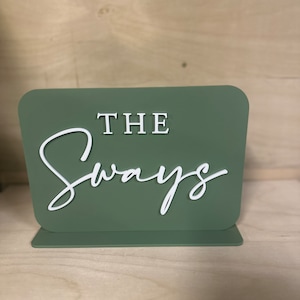 Newlywed Sign Head Table Sign Wedding Table Sign Last Name Sign ...