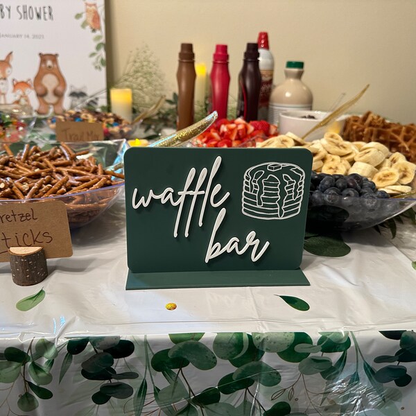 Acrylic Buffet Signs - Etsy