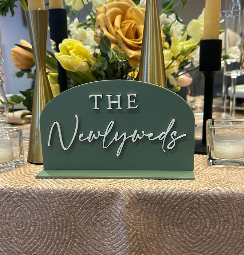 Last Name Sign Head Table Sign Sweetheart Table Sign Mrs and - Etsy