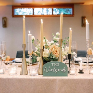 Newlywed Sign Head Table Sign Wedding Table Sign Last Name Sign Newly ...