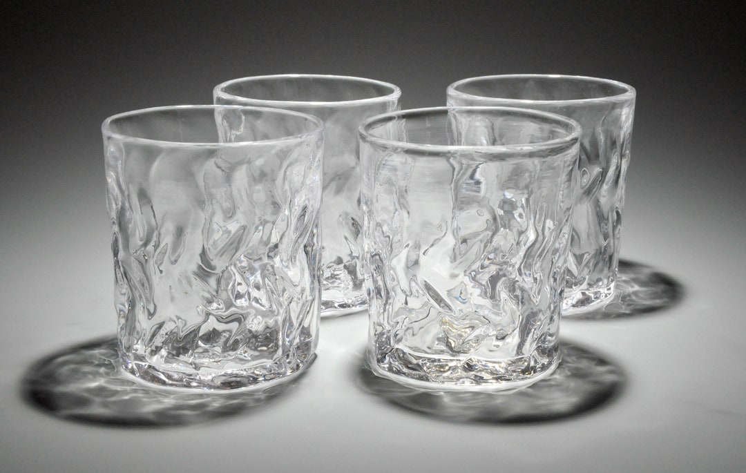 Textured Rocks Whiskey Glass - Etsy