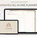 Undated Digital Planner All in One Ultimate Planner iPad - Etsy