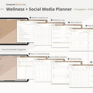Undated Digital Planner | All in One Ultimate Planner | iPad Planner ...