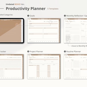 Undated Digital Planner | All in One Ultimate Planner | iPad Planner ...