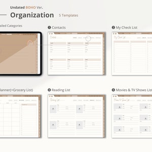 Undated Digital Planner | All in One Ultimate Planner | iPad Planner ...