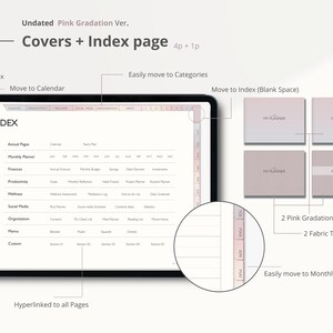 Undated Digital Planner | All in One Ultimate Planner | iPad Planner ...