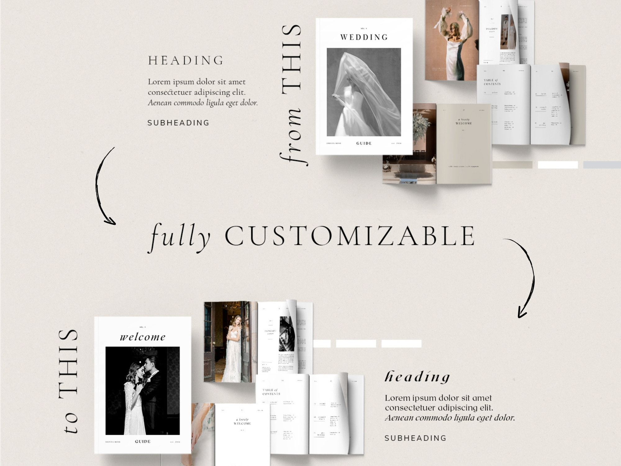 Modern CANVA Client Welcome Guide for Wedding Photographers ...