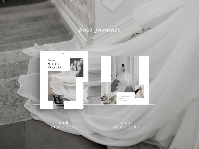 Modern Canva Instagram Posts With Carousels for Wedding Photographers ...