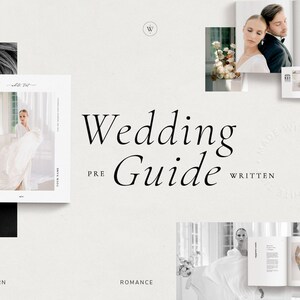 Modern Client Welcome Guide,luxury CANVA Template for Wedding ...
