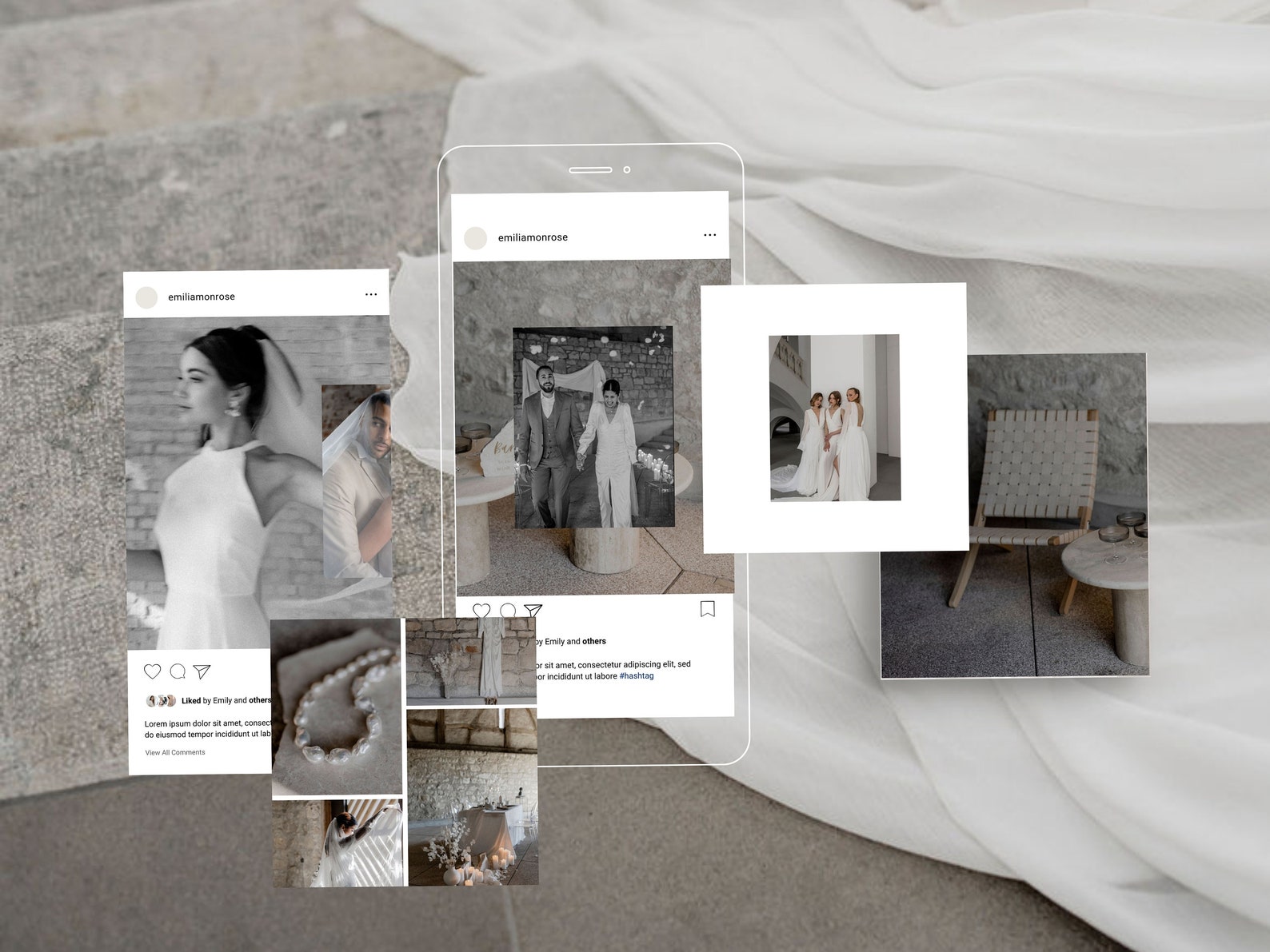 Modern Carousel Instagram Post Templates for Wedding Photographers ...