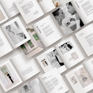 Modern Client Welcome Guide,luxury CANVA Template for Wedding ...