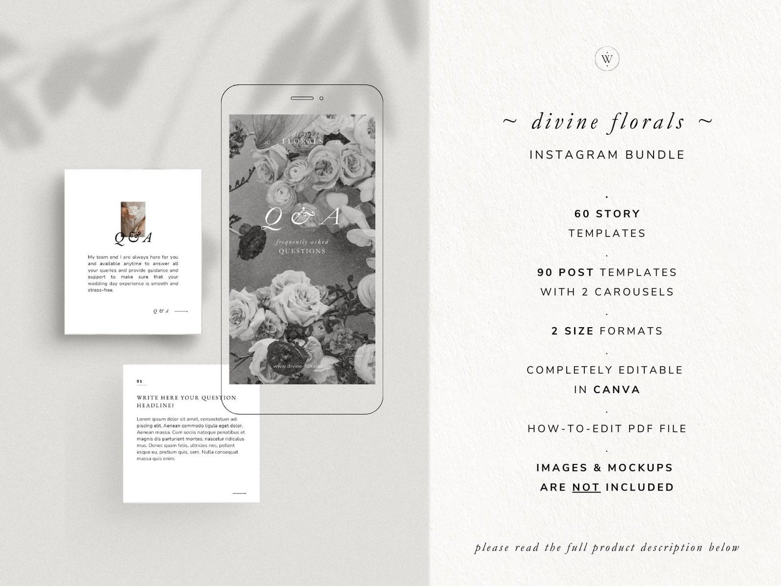 Aesthetic Instagram Bundle for Wedding Florists and Floral Designer ...