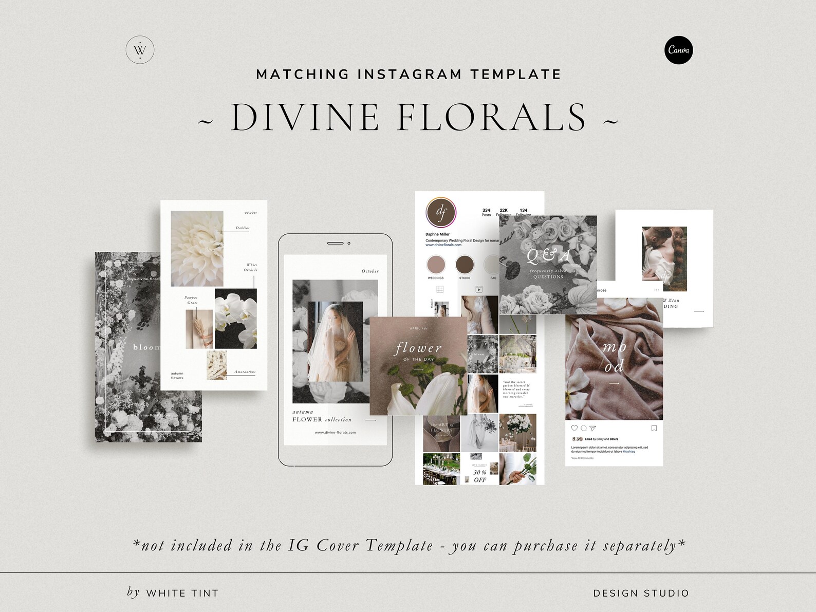 Floral Instagram Highlight Cover for Florists and Flower Shops ...