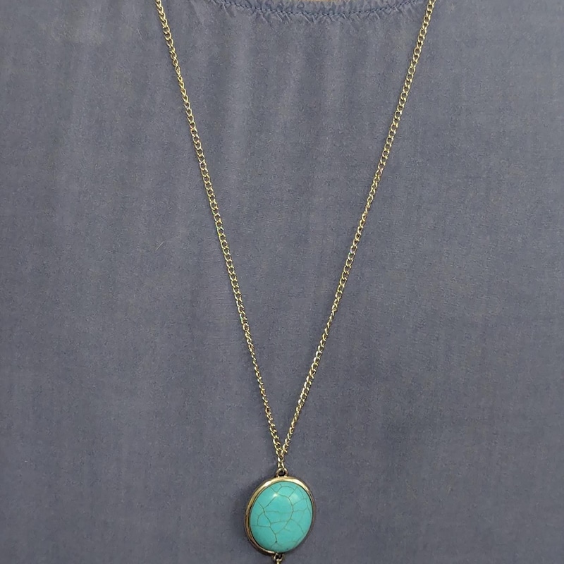 Turquoise Medallion - Etsy