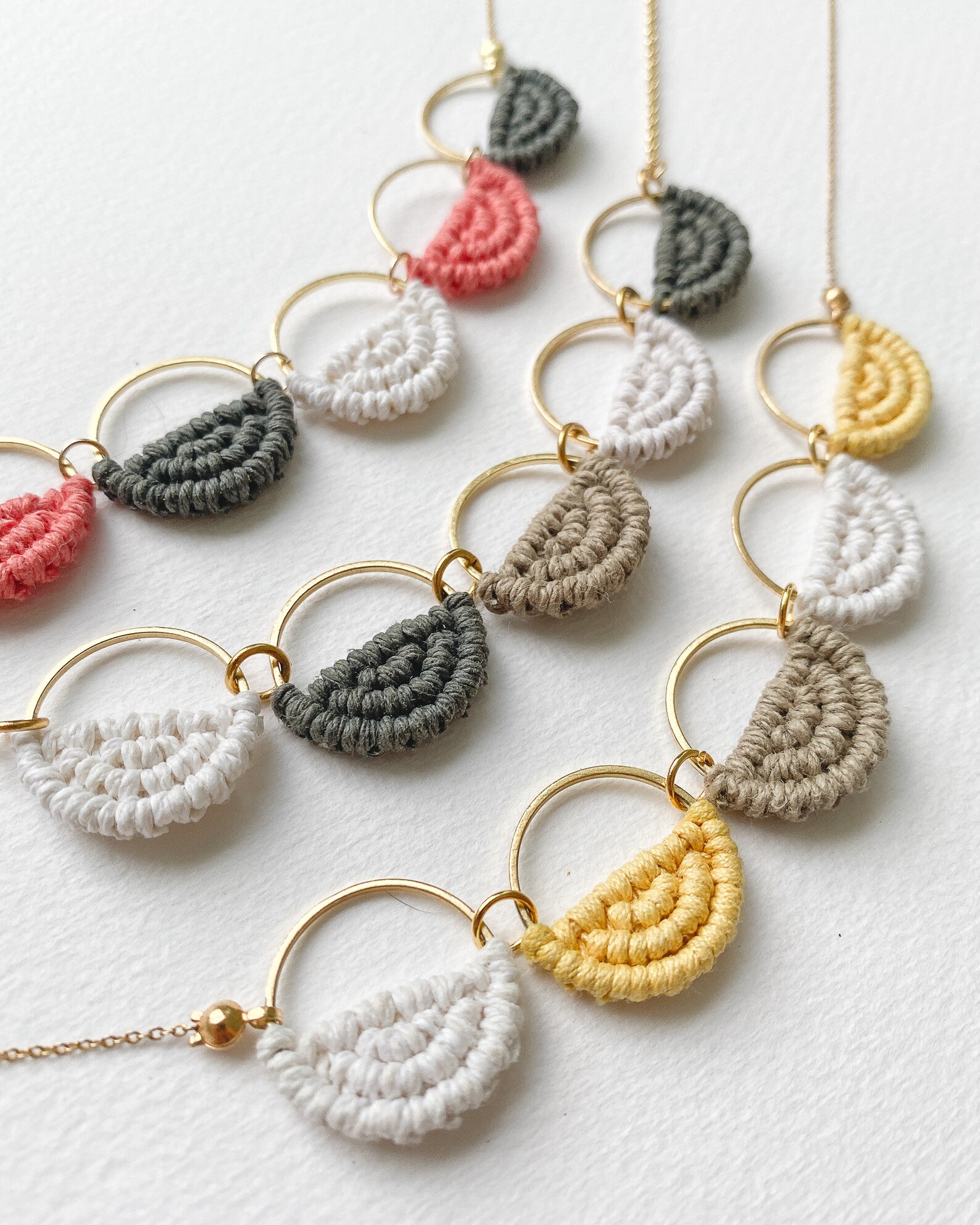 Macrame PATTERN Necklace DIY Macrame Tutorial Macrame - Etsy