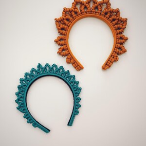 Macrame Crown Pattern, Macrame PDF Tutorial for My Cleo Crown, Macrame Crown Tutorial Video - Etsy