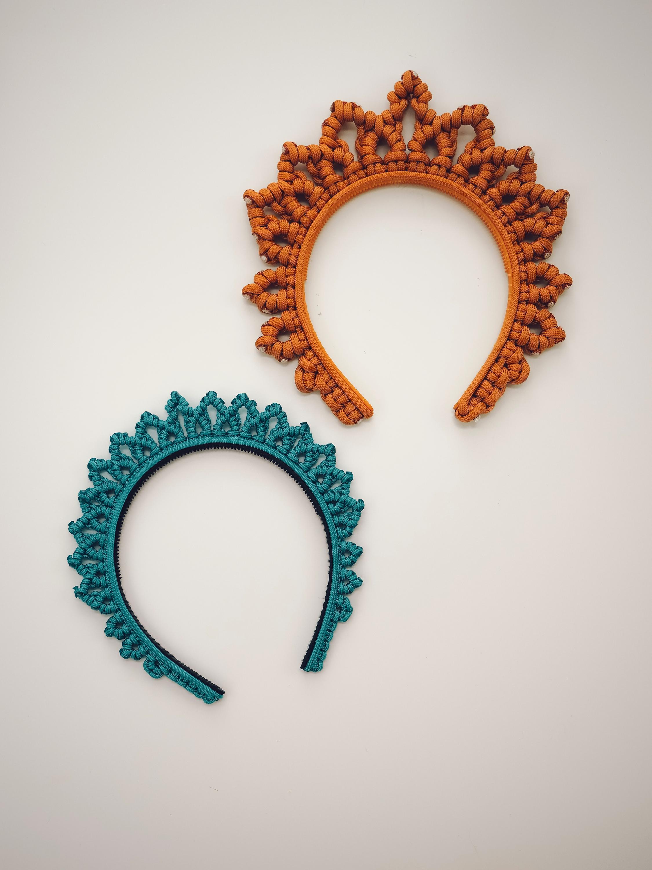 Macrame Crown Pattern, Cleo Crown Tutorial (PDF Pattern With Text and ...