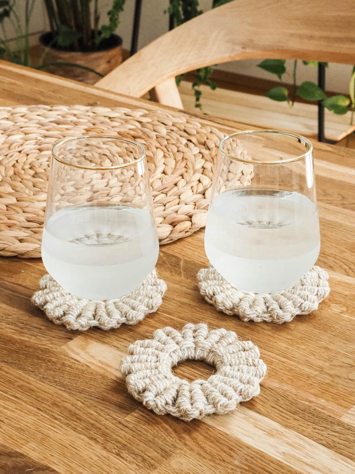 Macrame Coaster Pattern, Macrame PDF Tutorial Coaster, Macrame Tutorial ...