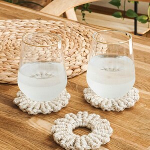 Macrame Coaster Pattern, Macrame PDF Tutorial Coaster, Macrame Tutorial ...