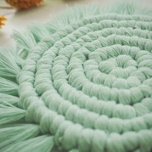 Round Macrame Coaster Pattern, Macrame Video Tutorial Round Boho ...