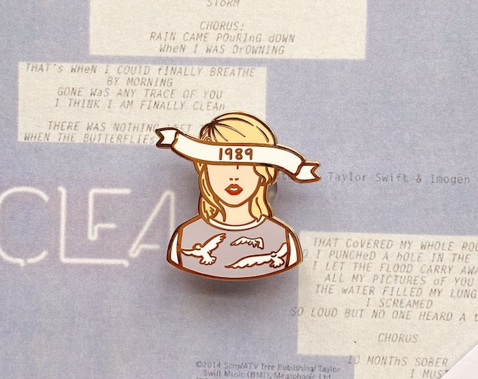 Taylor Swift's 1989 Enamel Pin - Etsy