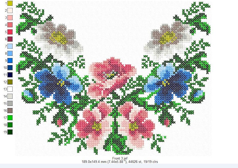 Vyshyvanka, Set of 9 Embroidery Designs, Folk Machine Embroidery Design ...