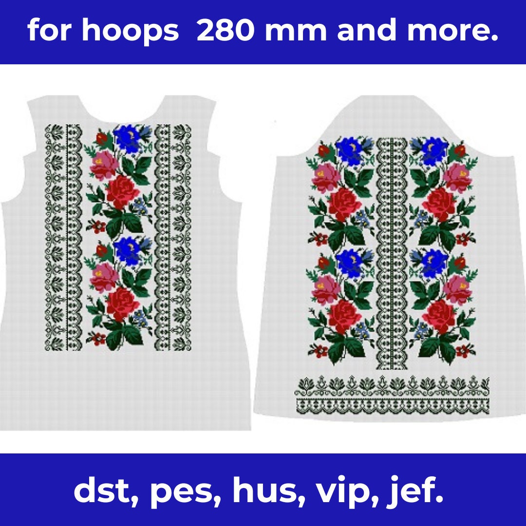 Slavic Embroidery Designs, Set of 6 Embroidery Designs. Machine ...