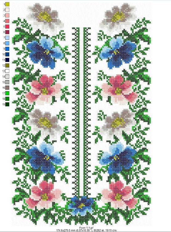 Vyshyvanka, Set of 9 Embroidery Designs, Folk Machine Embroidery Design ...